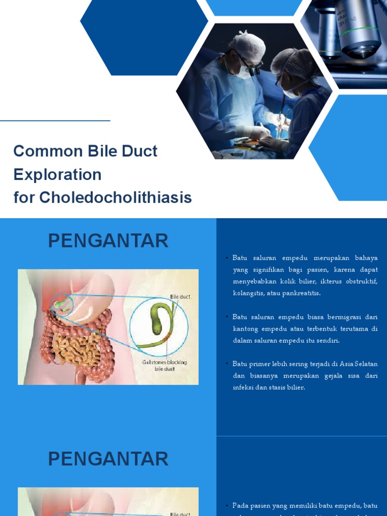 Common Bile Duct Exploration | PDF