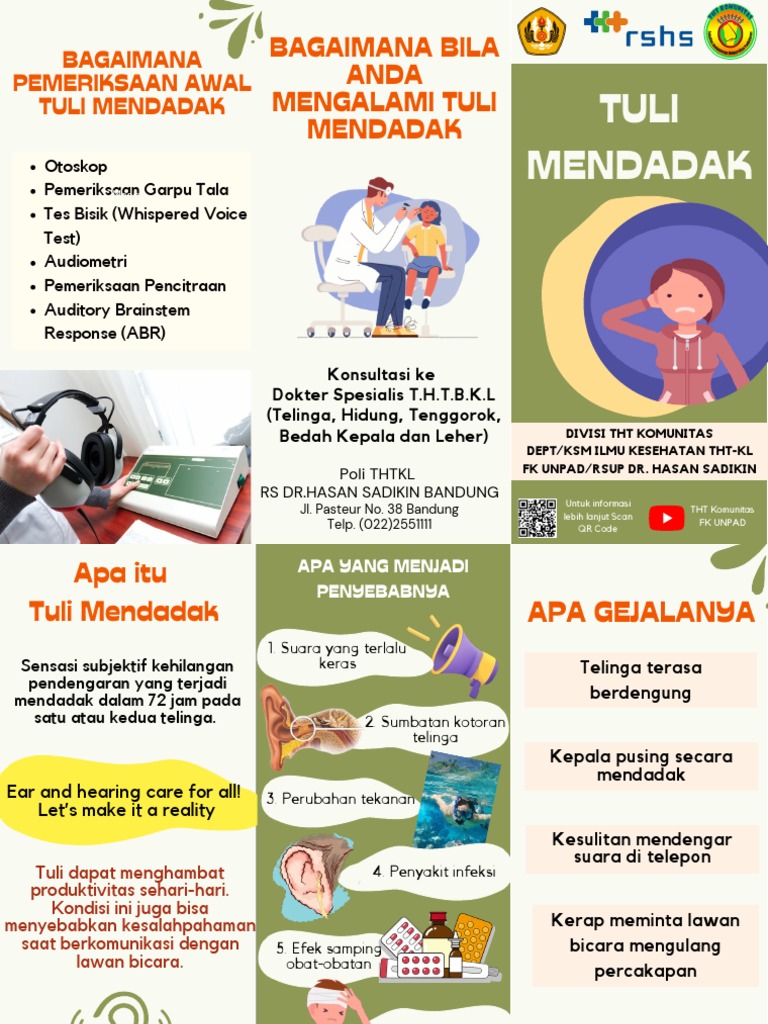 Leaflet Tuli Mendadak | PDF