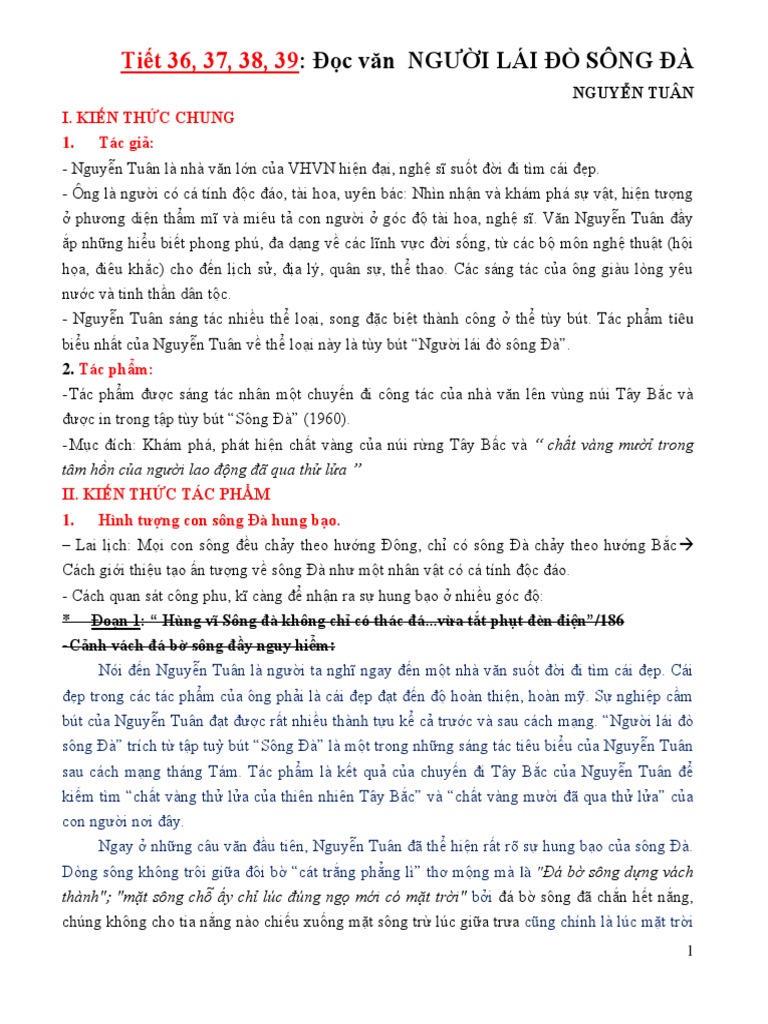 Nguoi Lai Do Song Da | PDF