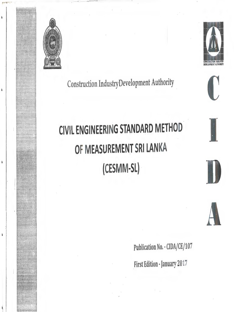 Cesmm SL 1 | PDF | Concrete | Measurement