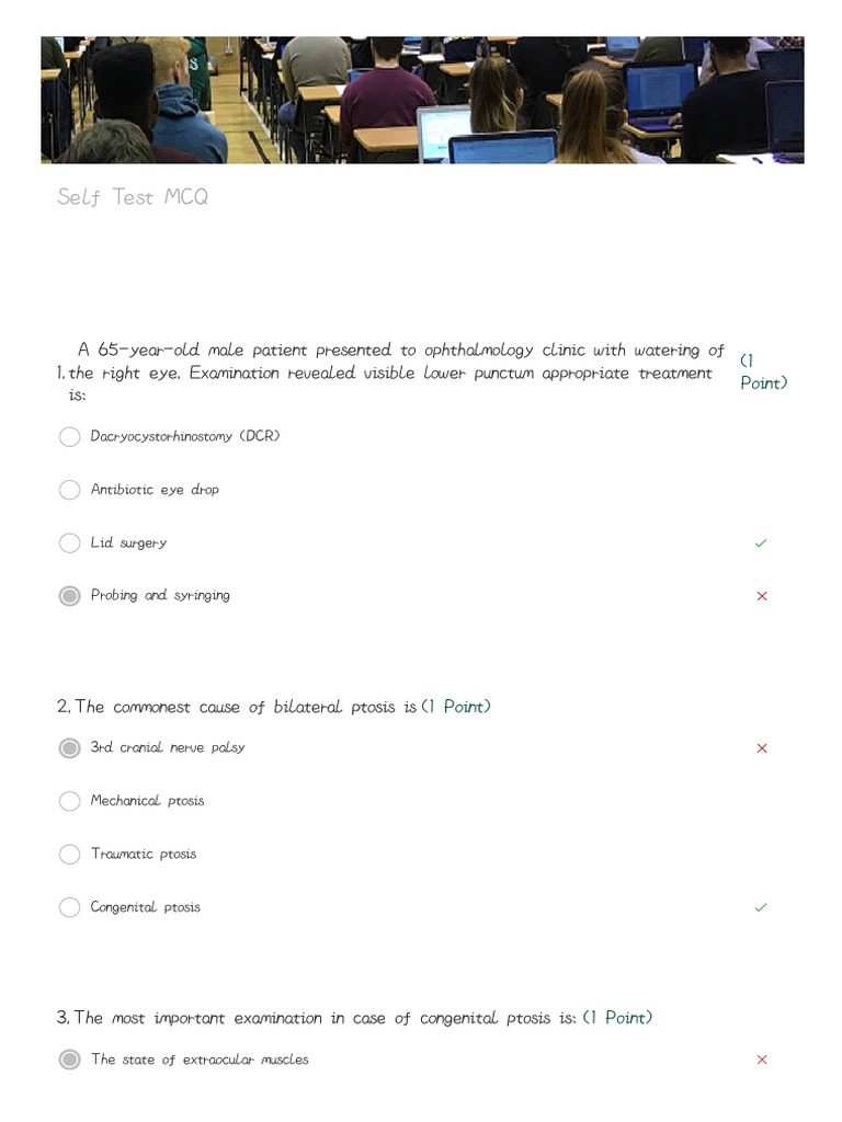 Self Test MCQ | PDF