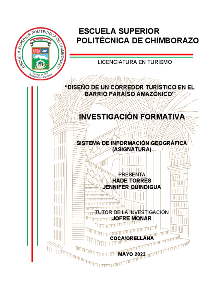 Diseño de Corredor Turístico en Coca | PDF | Turismo | Recreación