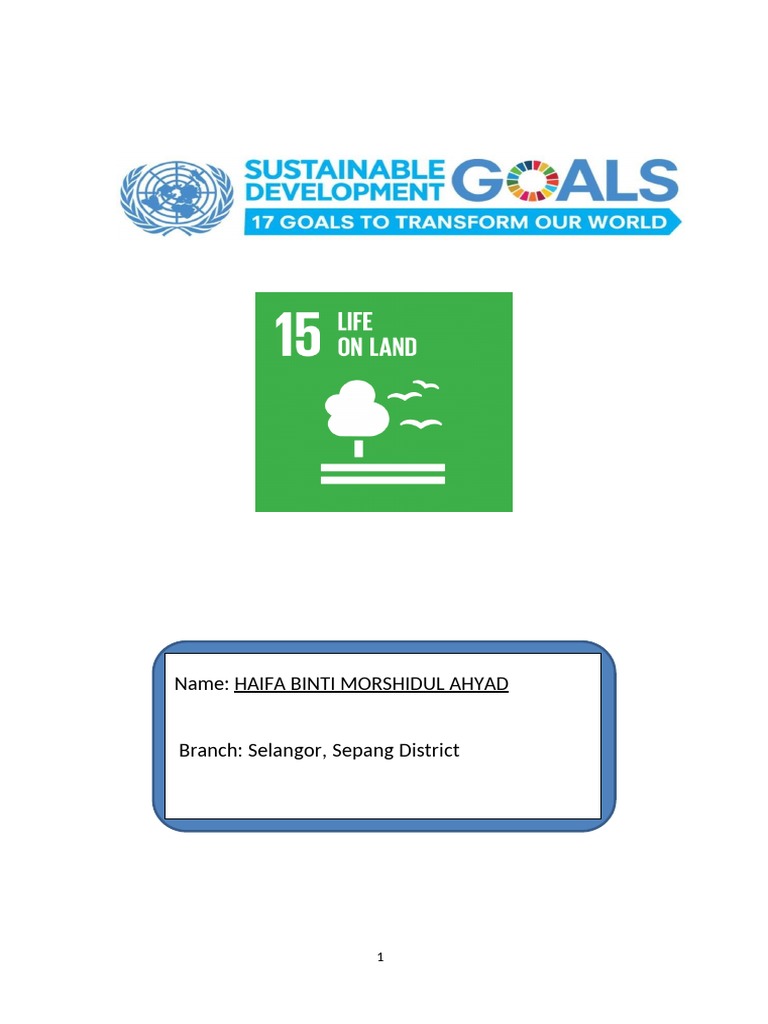 K 23 Modul SDG 15 Life On Land | PDF | Sustainability | Natural Environment