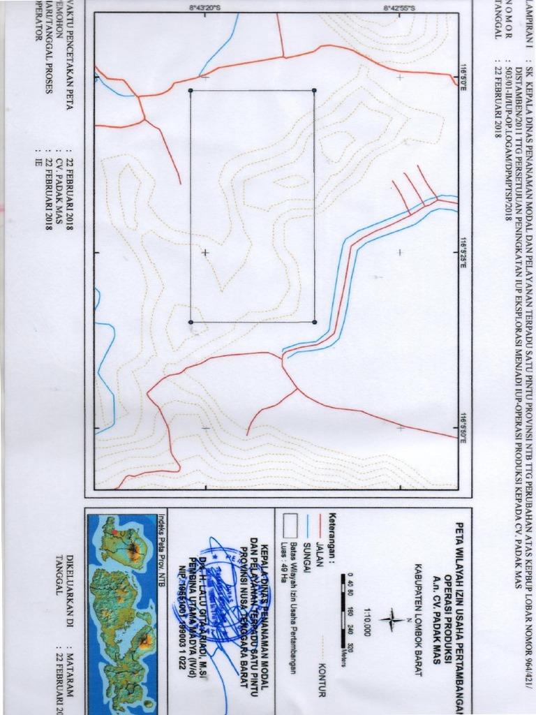 Peta Usulan WIUP | PDF