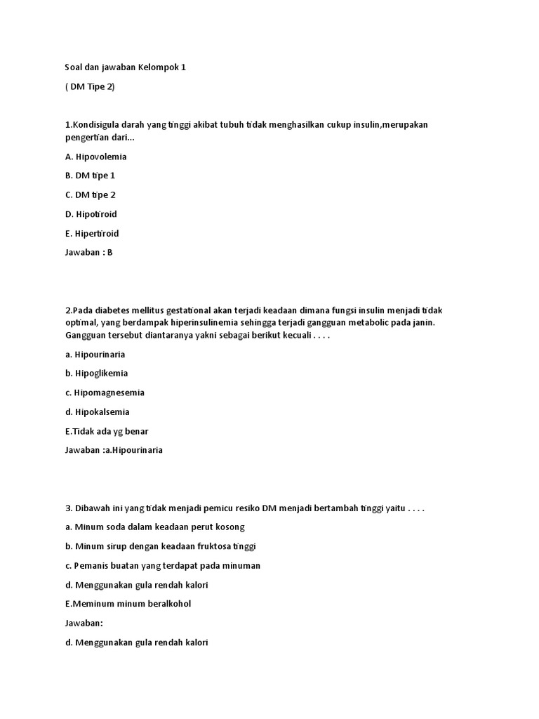 Soal DM Tipe 2 Kel.1 | PDF