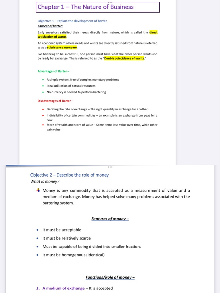 Pob Chapter 2 Notes | PDF