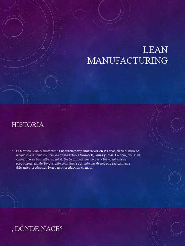 Lean Manu Fact I Ring | PDF | Lean Manufacturing | Calidad (comercial)