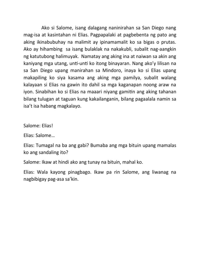 Salome short monologue | PDF