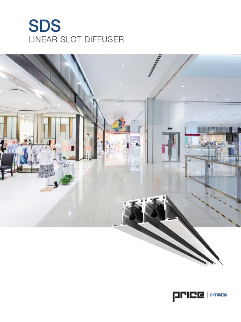 Sds Linear Slot Diffuser Catalog | PDF