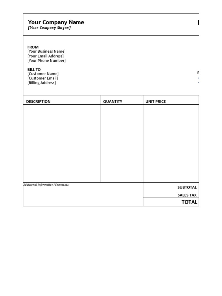 Classic Invoice Template | PDF | Business | Law