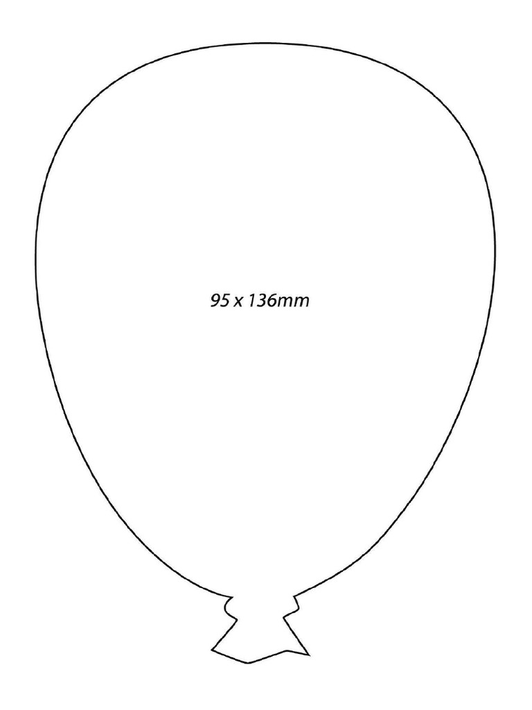 10 Best Printable Balloon Cutouts | PDF