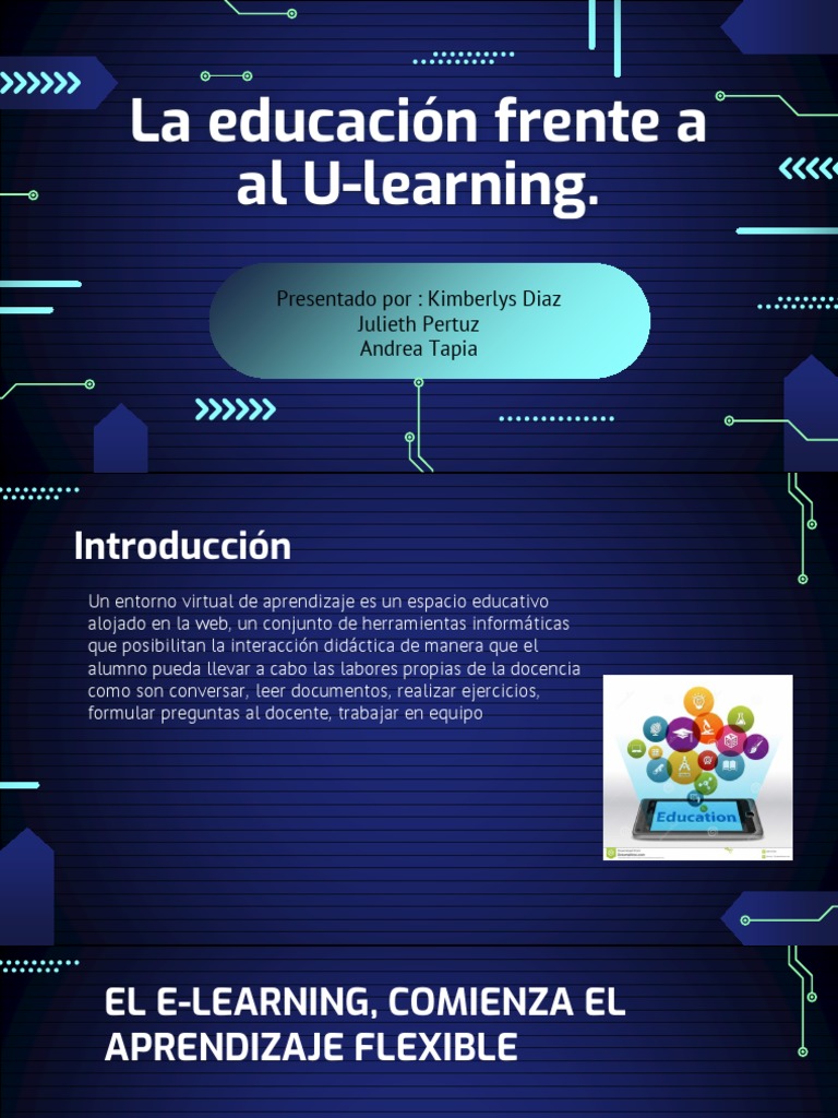 U-Learning Diapositiva | PDF | Aprendizaje | Enseñando
