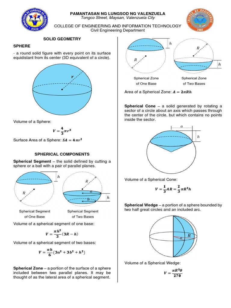 7.2 Solid Geometry 2 | PDF | Science & Mathematics