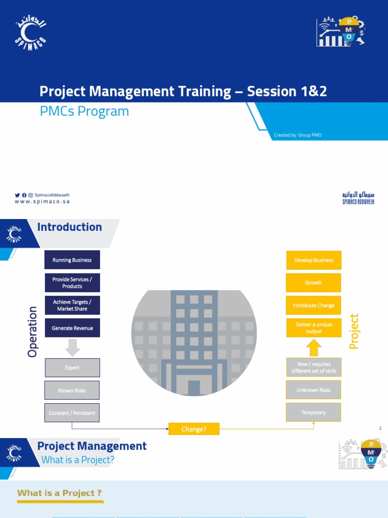 Project Management Training Overview | PDF