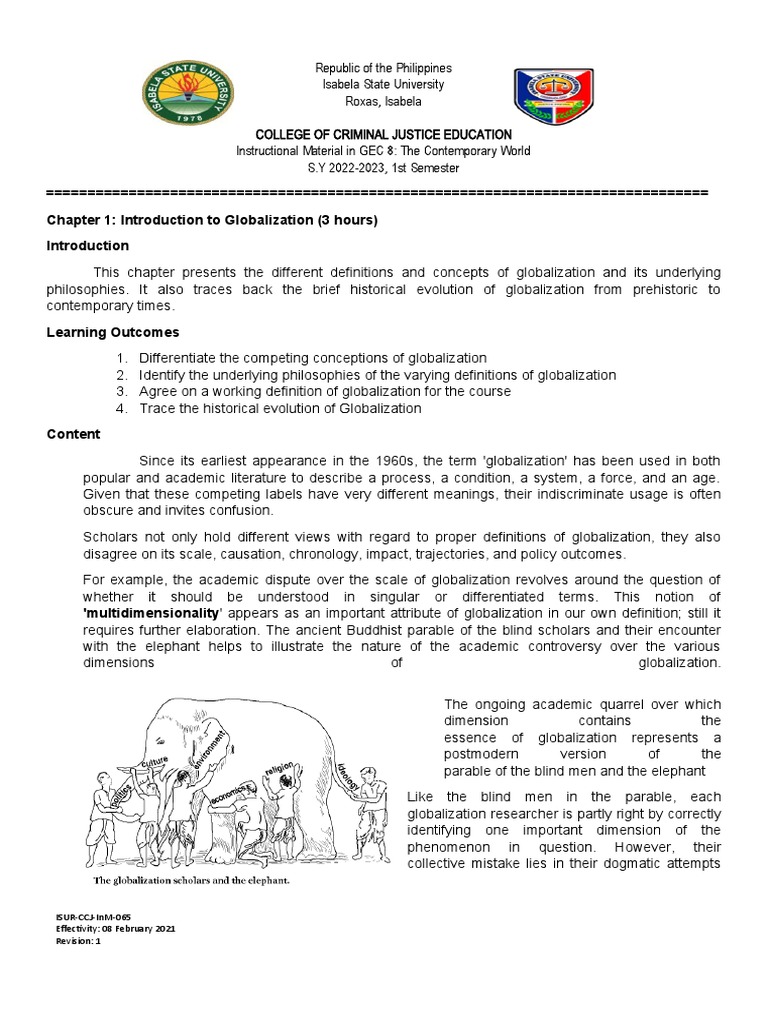 GEC-8-The-Contemporary-World-module | PDF