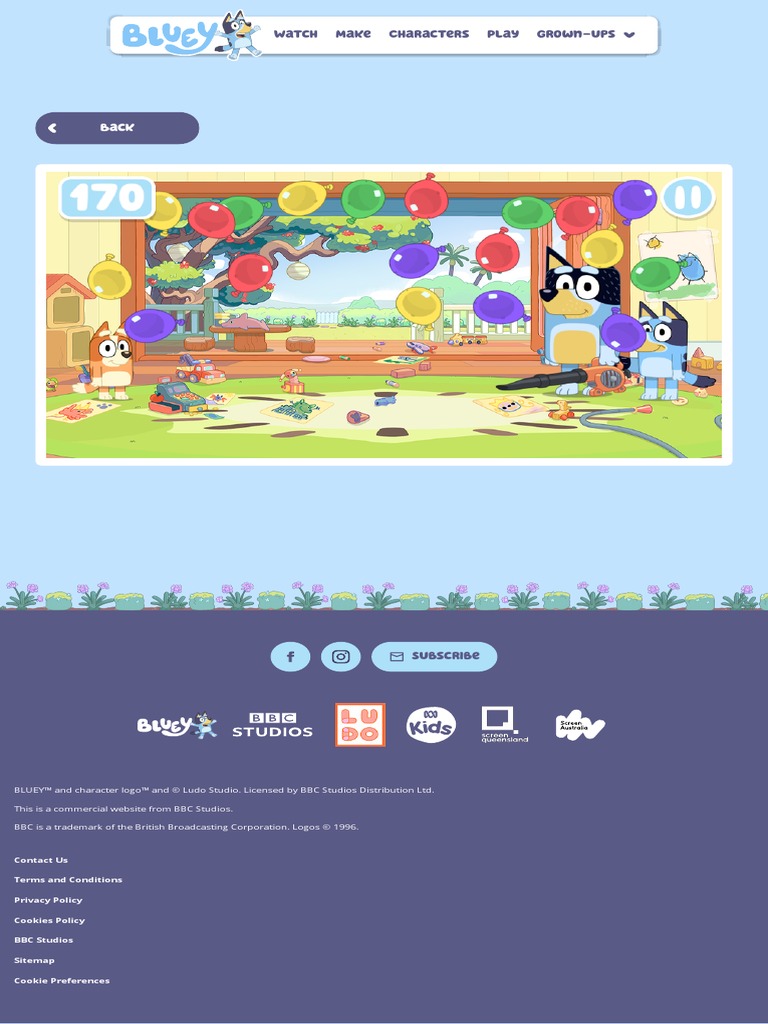 Keepy Uppy - Bluey Official Website | PDF