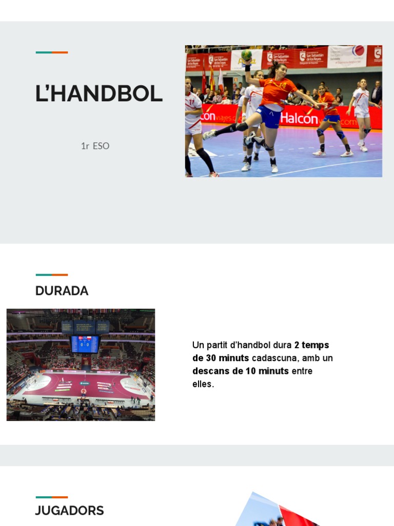 L'HANDBOL (I) - 1r ESO | PDF