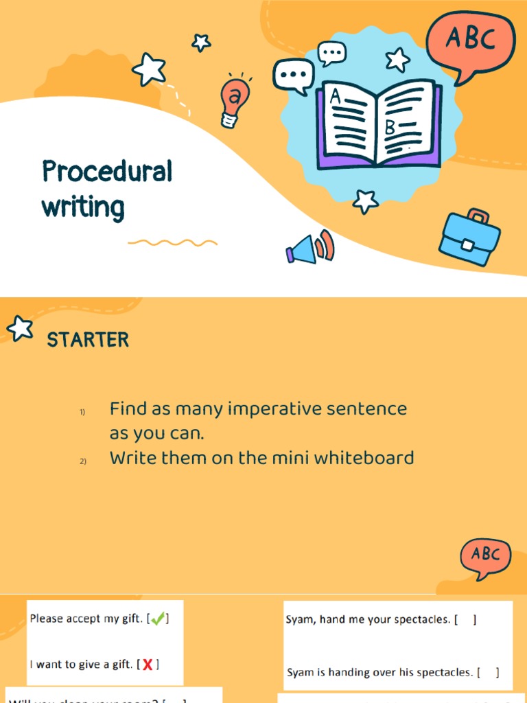 PSR Procedural Writing | PDF