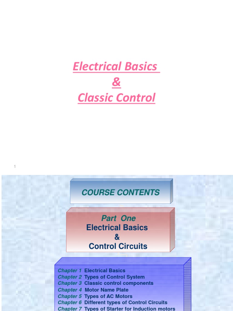 Electrical Basic and Classic Control | PDF
