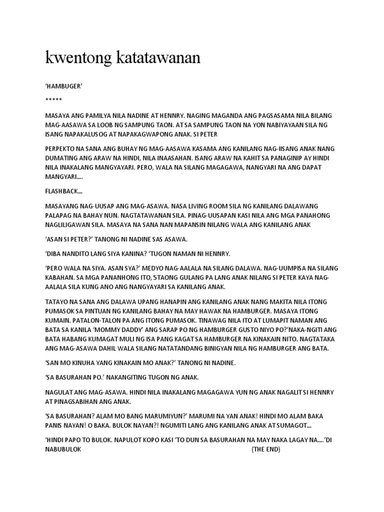 Kwentong Katatawanan | PDF