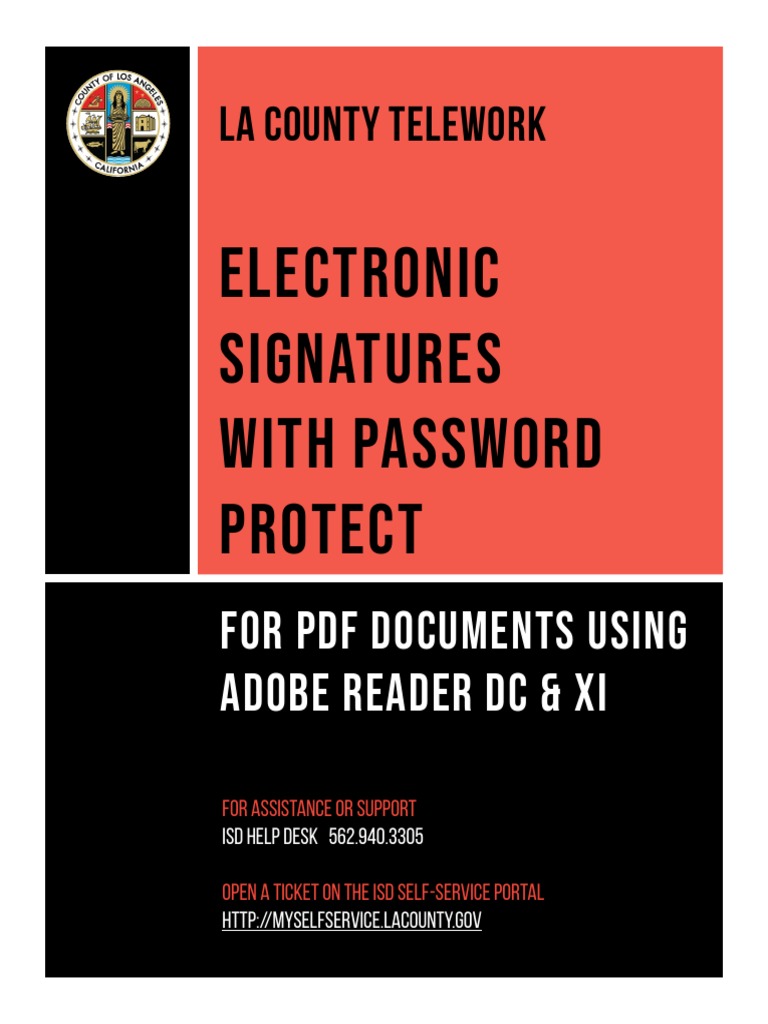 E-Signatures & Password Protect PDFs | PDF