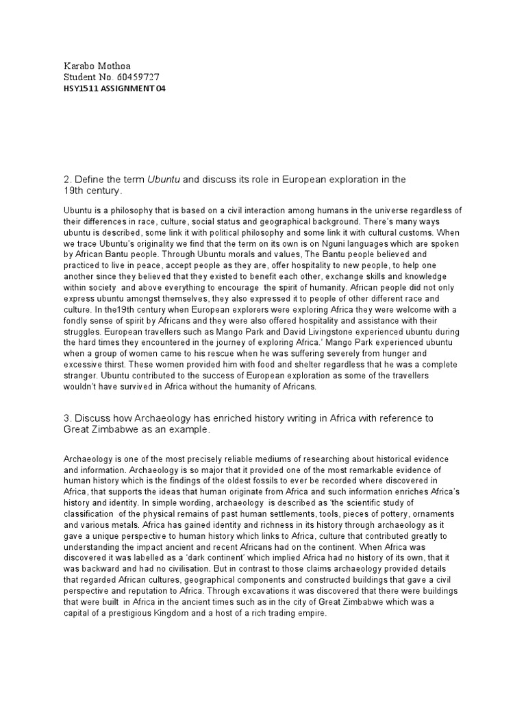 Hsy Assignment 4 | PDF