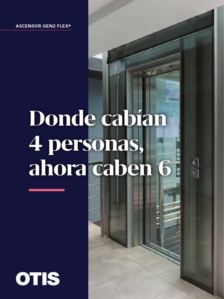 Ascensor Gen2 Flex+: Capacidad y Eficiencia | PDF | Ascensor | Uso ...