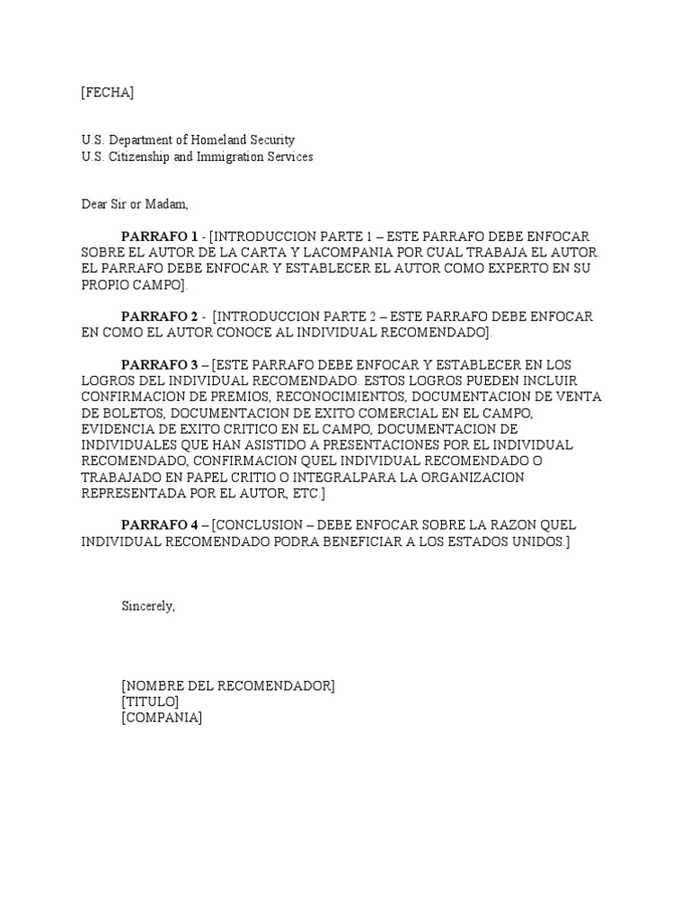 Modelo de Carta | PDF