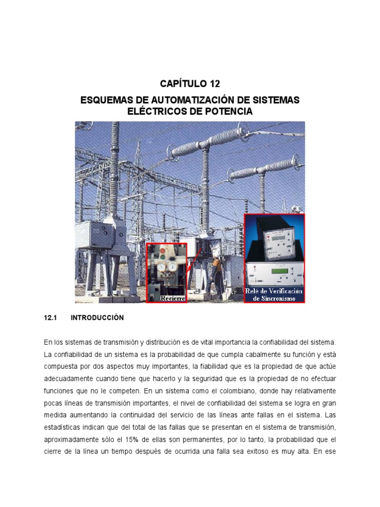CAP. 12 Esquemas de Automatización | PDF | Relé | Ingeniería de confiabilidad