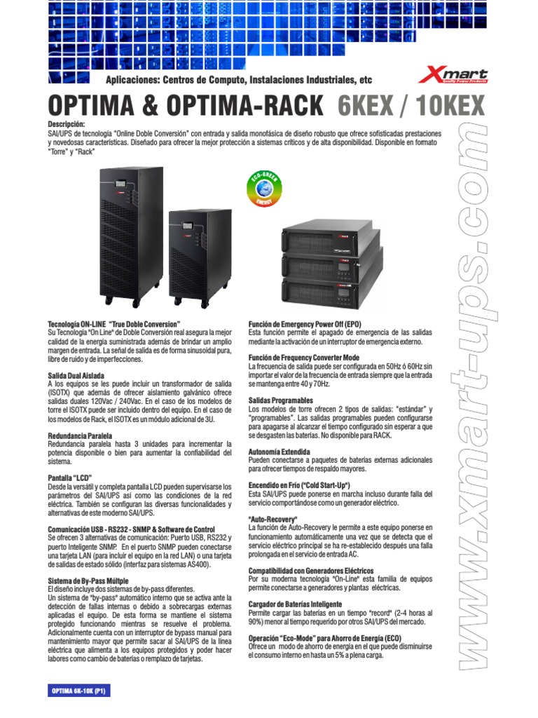 Xmart-05-Optima6-10k Iso-A4 1209 | PDF