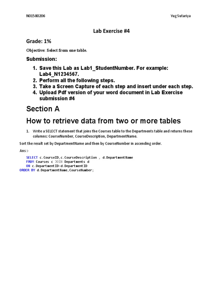 Lab Exercise #4 | PDF | Computer Science | Computer Programming