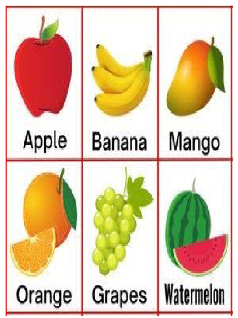 Fruits and Vegetables | PDF