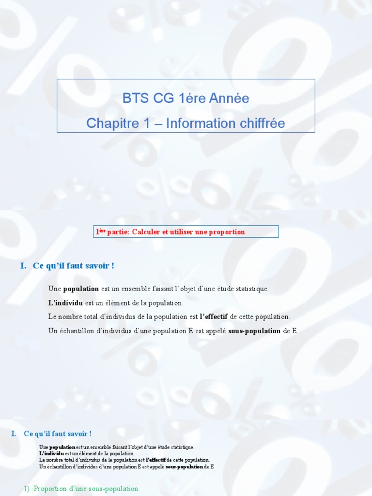 Cours Diapo | PDF | Pourcentage | Nombre réel