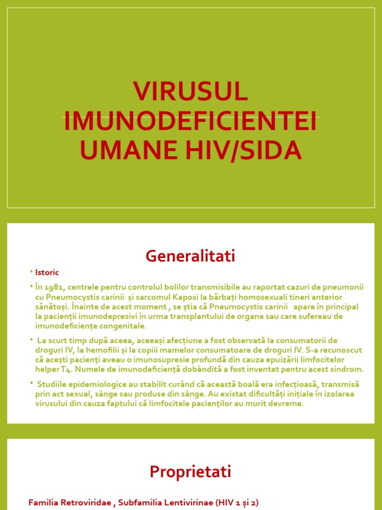 Virusul HIV | PDF