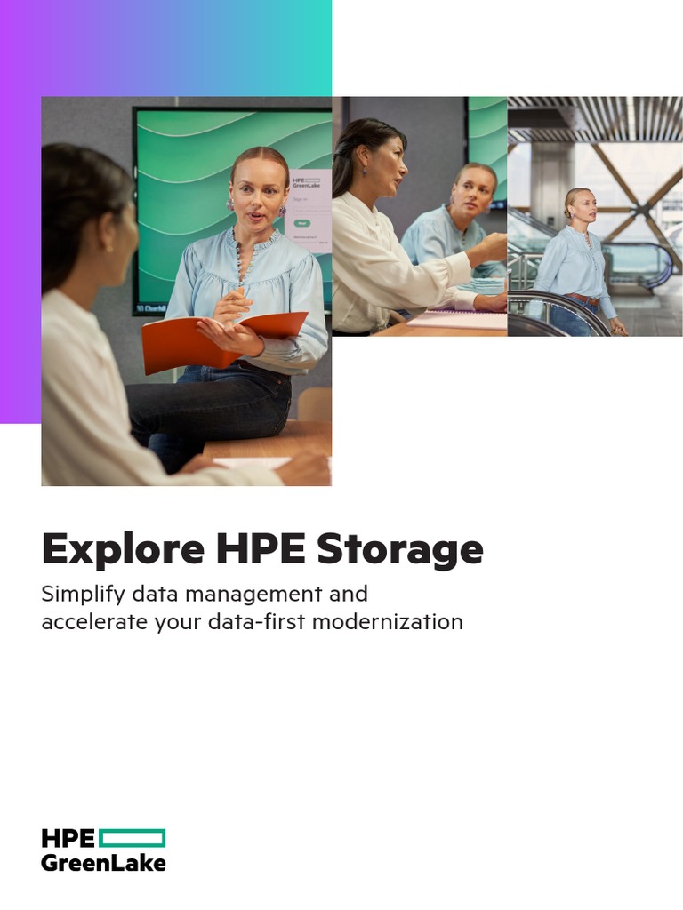 Explore Hpe Storage | PDF | Cloud Computing | Computing