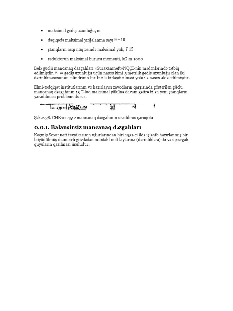 Mustafaev S.D. Quyularin Stanqli Derinlik Nasos Usulu Ile Istismari PDF | PDF