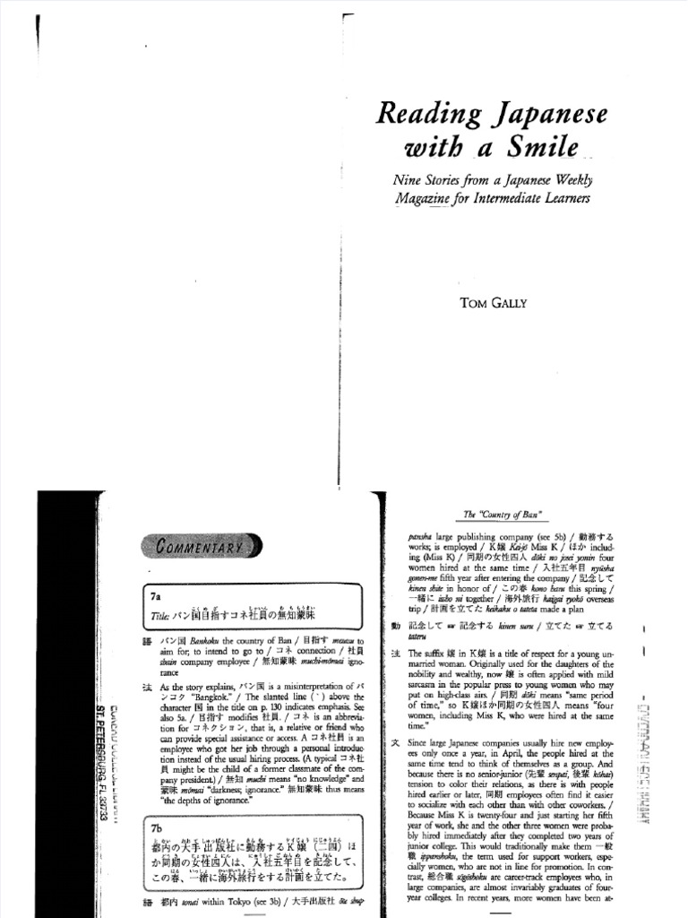 Reading Japanese With A Smile Nine Stories From A Japanese Weekly ...