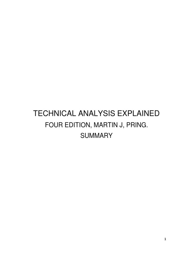 Technical Analysis Explained | PDF | Market Trend | Stock Market Index