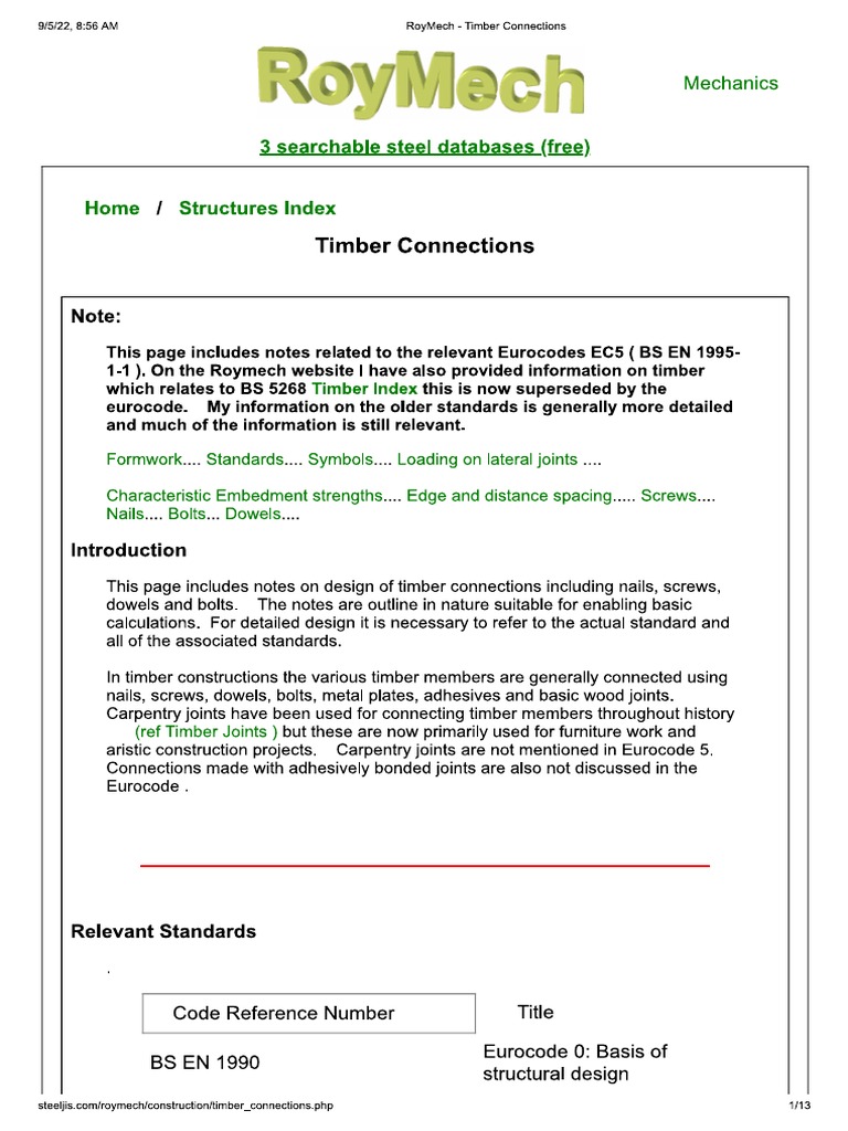 Timber Connection | PDF