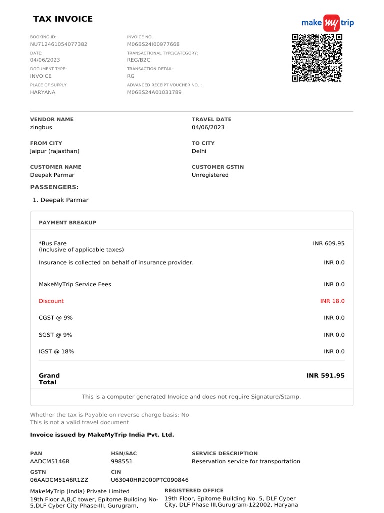 NU712461054077382 Invoice | PDF | Invoice | Accounts Payable