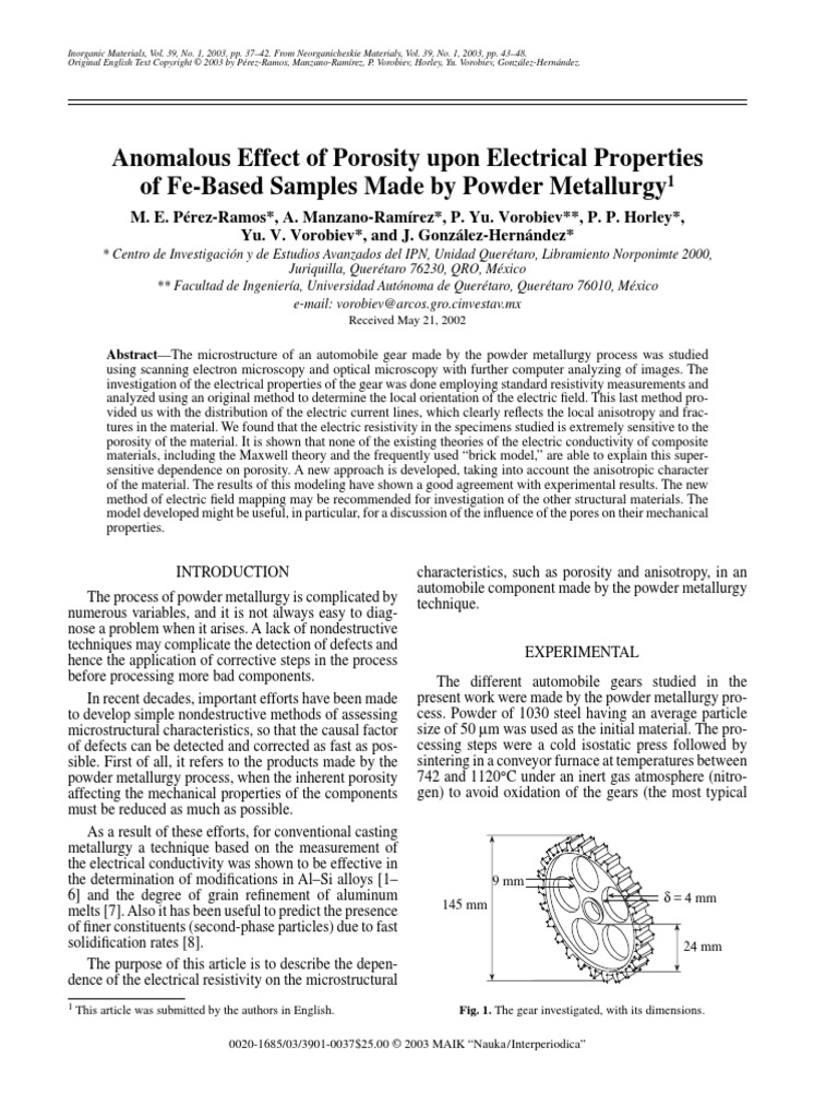 Anomalous Effect of Porosity | PDF | Porosity | Electrical Resistivity And Conductivity