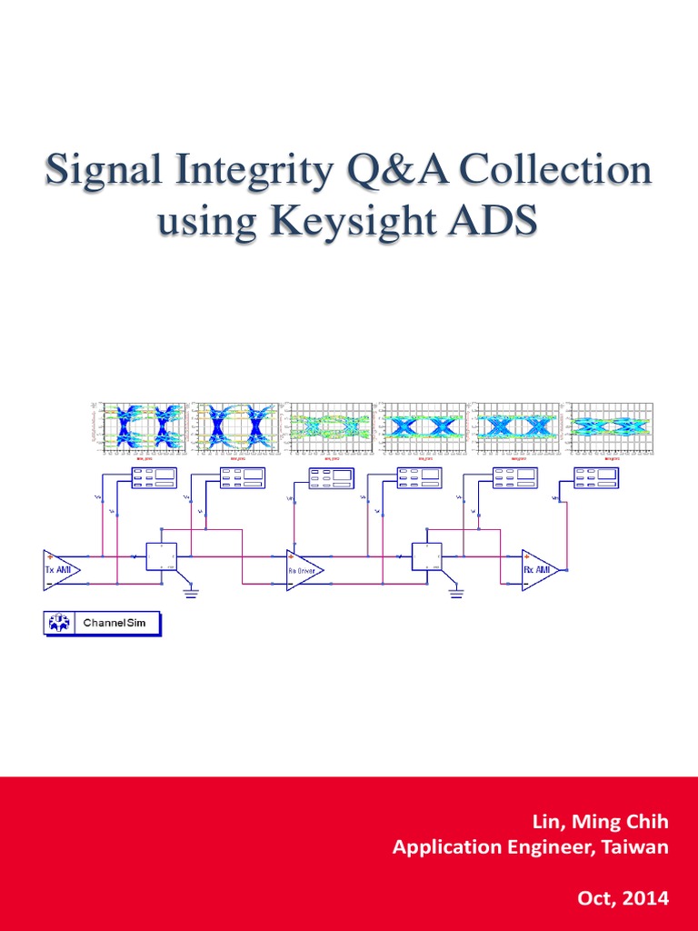 ADS SI QA Collection | Download Free PDF | Spice | Transmission Line