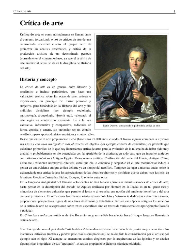 Crítica De Arte _ Tipos De Arte – ZCGK