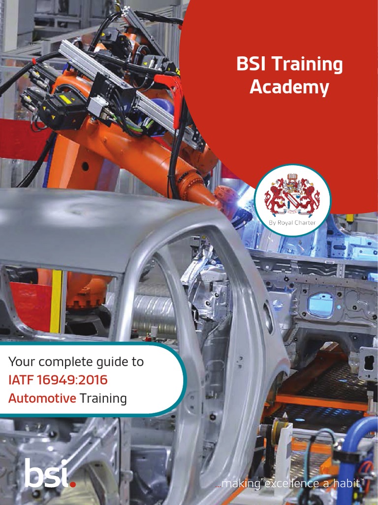 Bsi Automotive Training Manual Final | PDF | Quality Management System | Audit