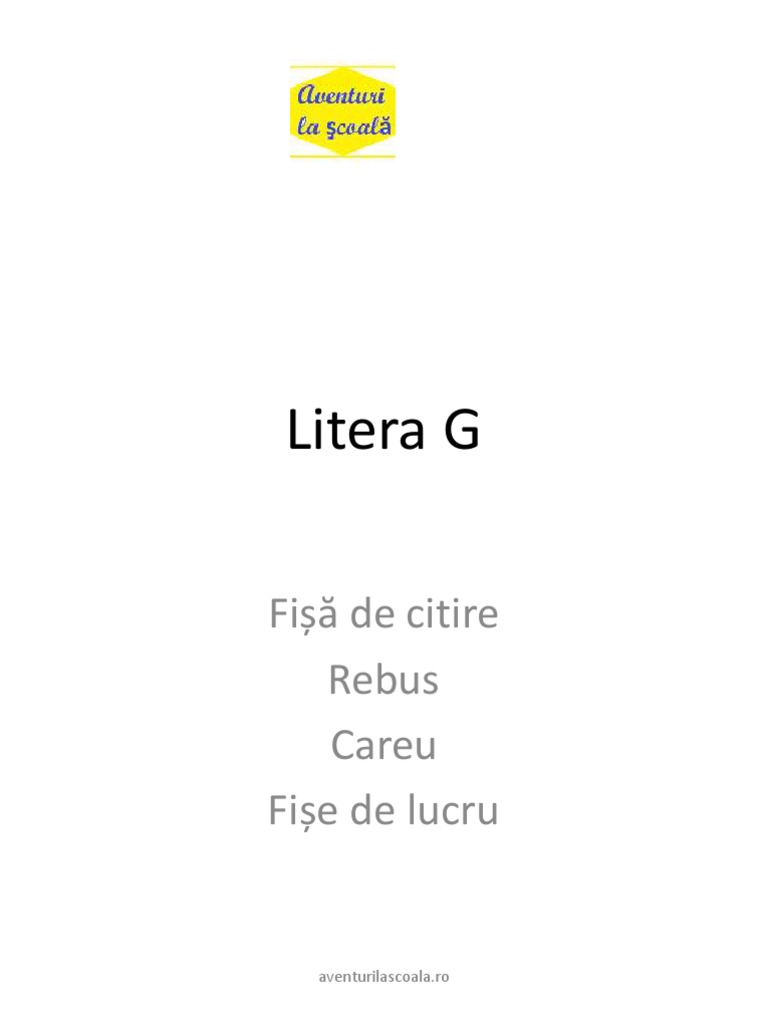 Litera G | PDF