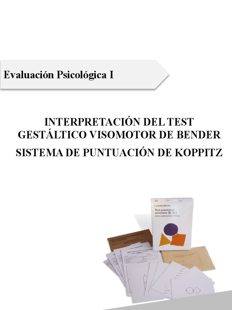 Test Gestáltico Visomotor de Bender | PDF