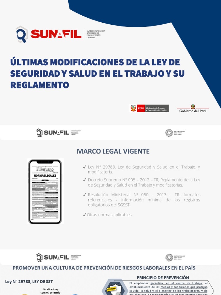Ultimas Modificaciones de La Ley SST | PDF | Derecho laboral | Planificación