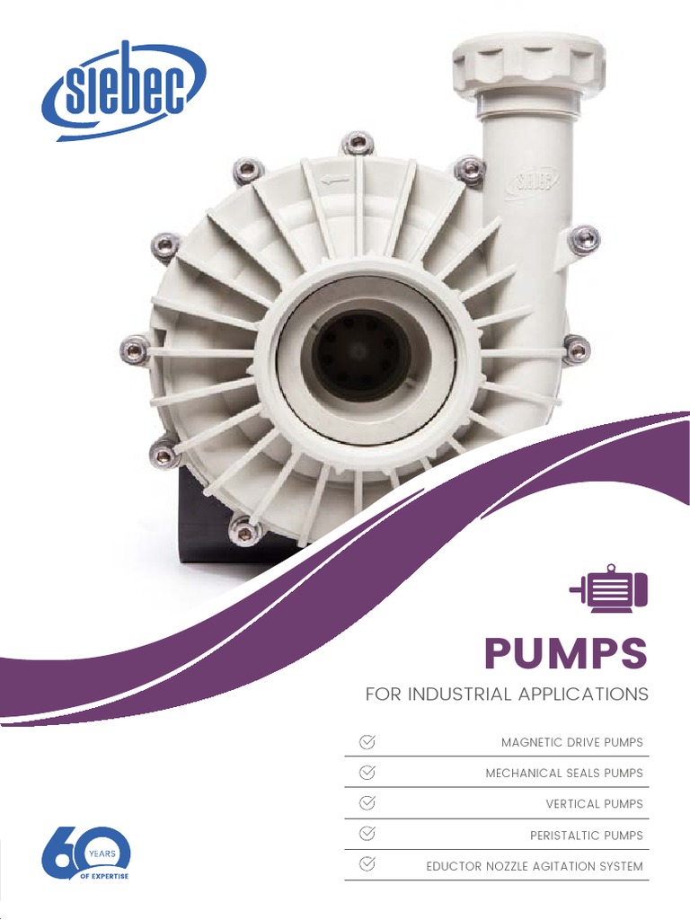 Siebec Pumps For Industrial Applications 01-2017-EN | PDF
