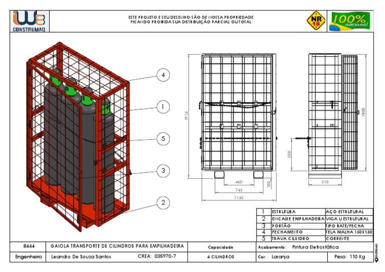 skid-para-transporte-de-4-cilindros-com-empilhadeira-10122019163655 | PDF