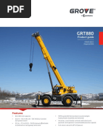 RT880E 80 Ton Crane Load Chart | PDF | Crane (Machine)